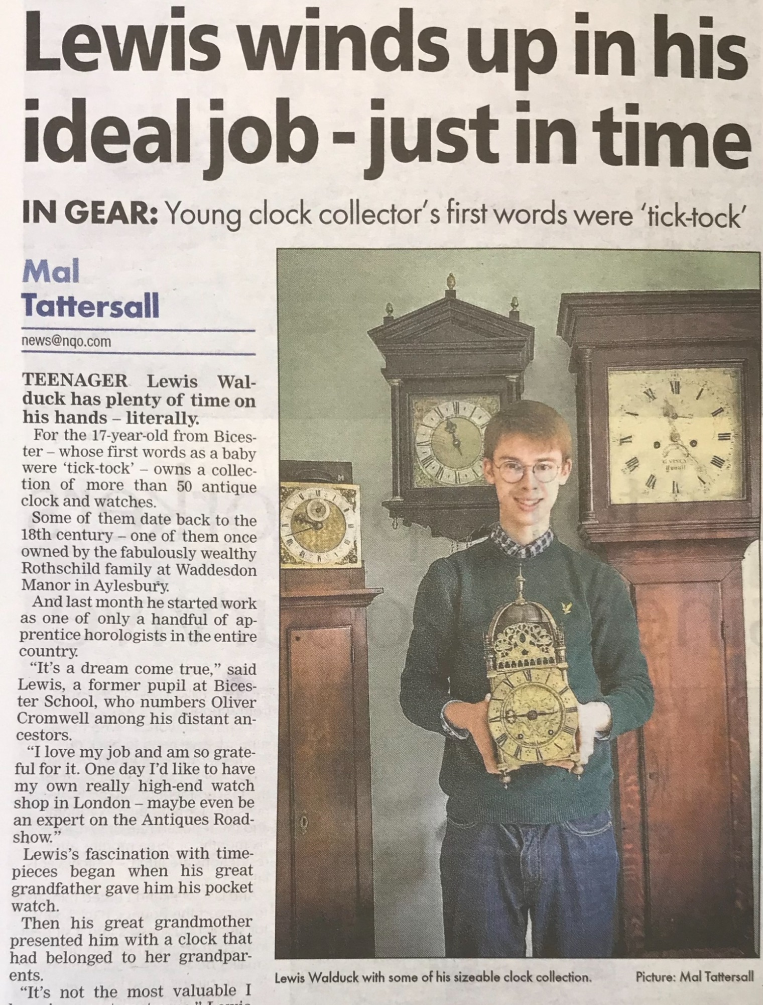 About – Lewis Walduck